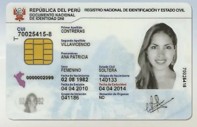 Registro Nacional de Identificación y Estado Civil :: RENIEC